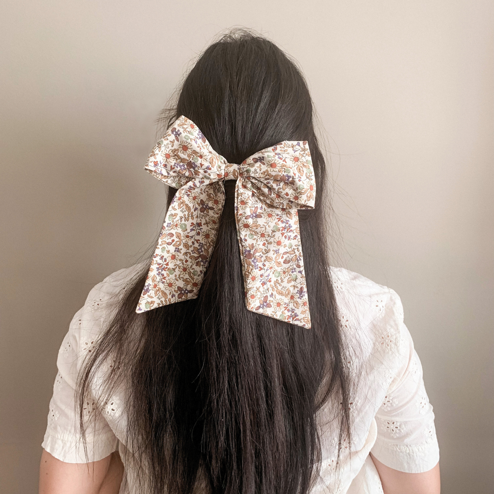 Statement Bow Clip - Chestnut | Cedar by Dear Poppet